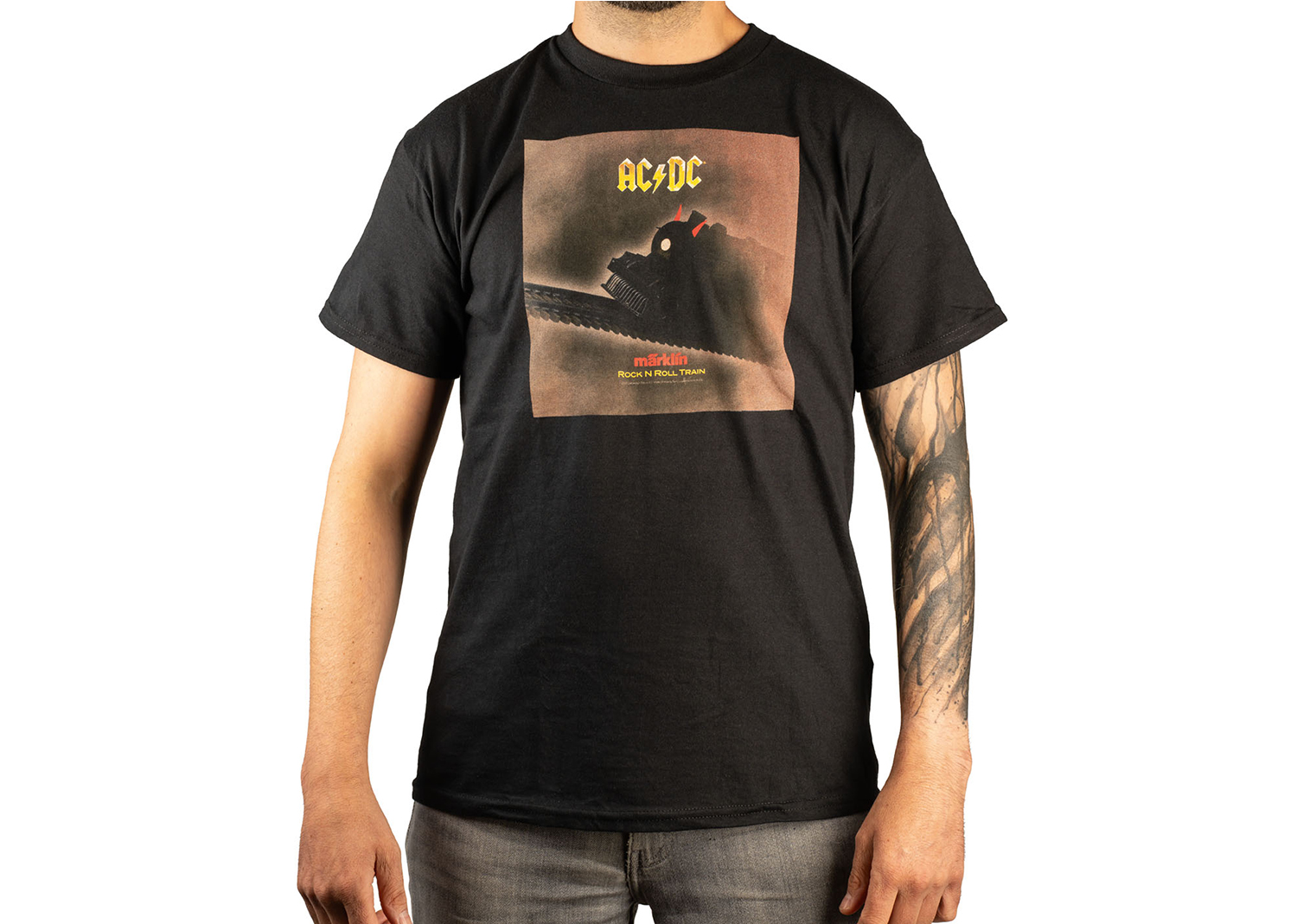 AC/DC, Größe M, Märklin Rock n Roll Train T-Shirt Classic | Bekleidung ...