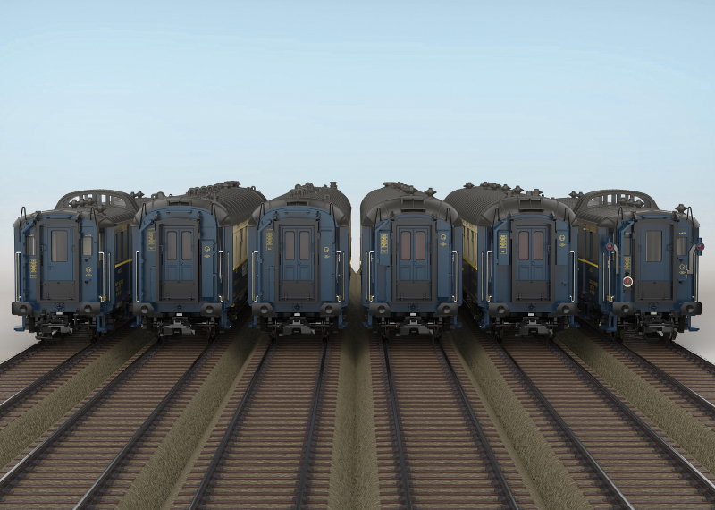 EDELWEISS Parlor Car Set | Trix Websites