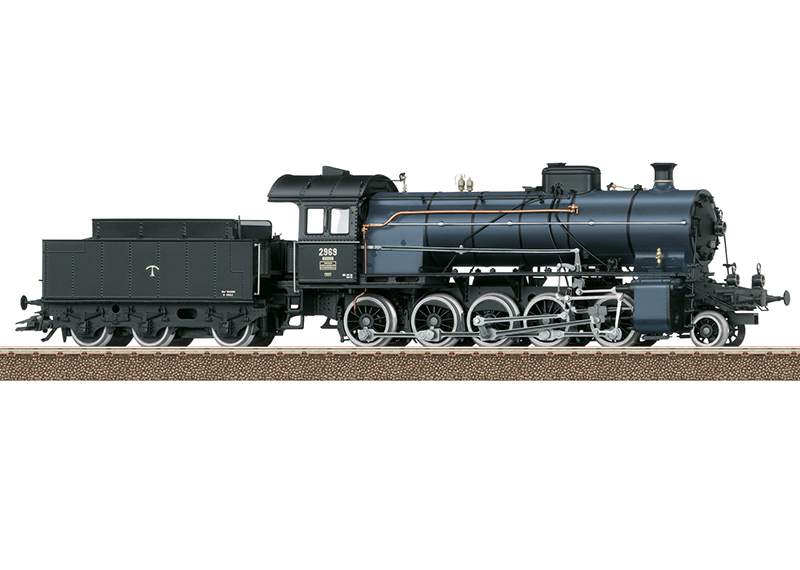 Class C 5/6 "Elephant" Steam Locomotive with a Tender | Trix Websites