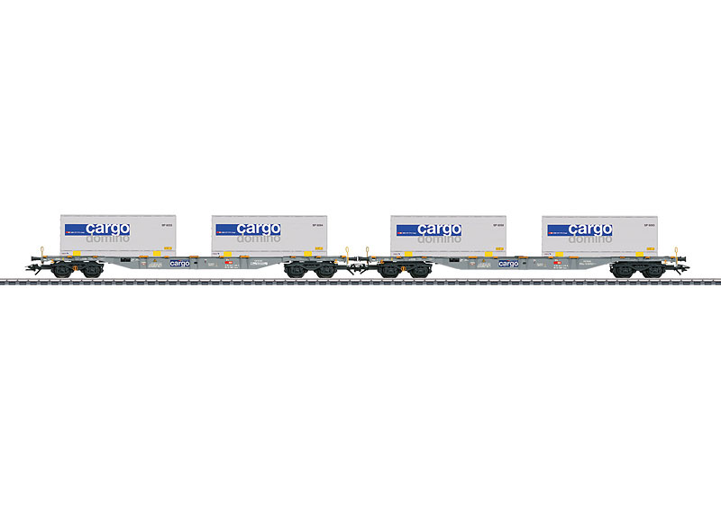 Two Type Sgnss Container Flat Cars with Interchangeable Transport Units ...