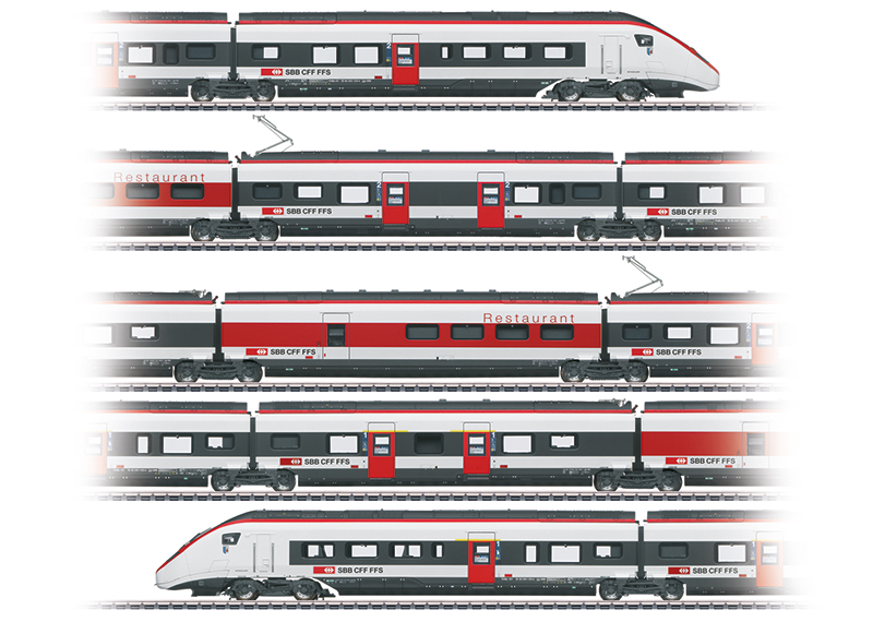 Class RABe 501 Giruno High-Speed Rail Car Train | Maerklin US
