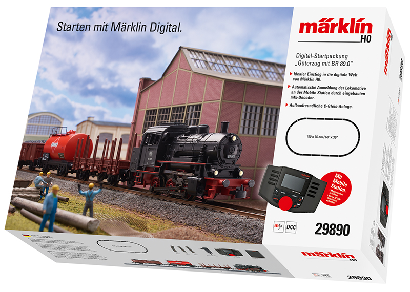 Coffret de départ numérique "Train marchandises avec BR 89.0" | Maerklin FR