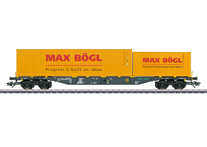 Containertragwagen Sgns Max Bögl | Maerklin NL