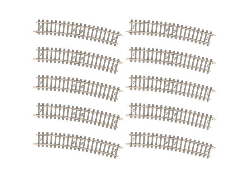 Minitrix Gebogenes Gleis mit Betonschwellen Radius 329,0 mm | Trix Websites