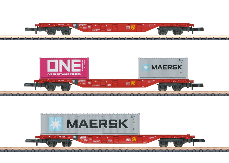 Coffret de wagons porte-conteneurs | Maerklin FR